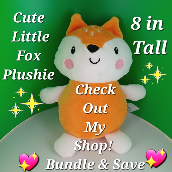 Toys | Orange Fox Plushie | Poshmark